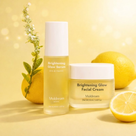 Muldream | Skincare | Lot 2 Muldream Brightening Glow Cream Serum Aha ...